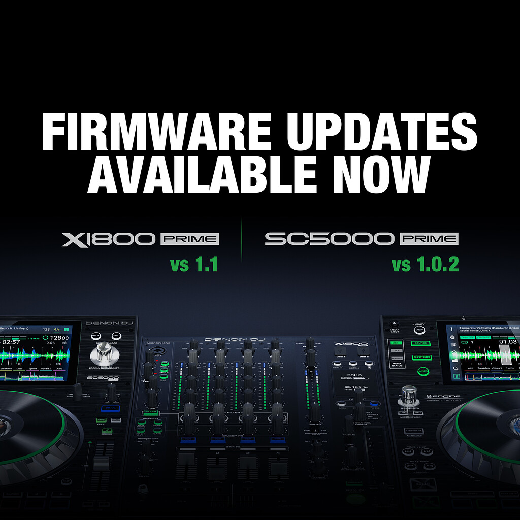 -= NEW Firmware for X1800 Mixer and SC5000 Media player=- - Mixers ...