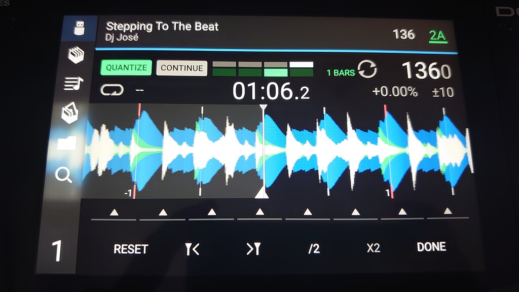 MISSING OPTION while Adjusting Beatgrid on SC5000M - Media Players ...