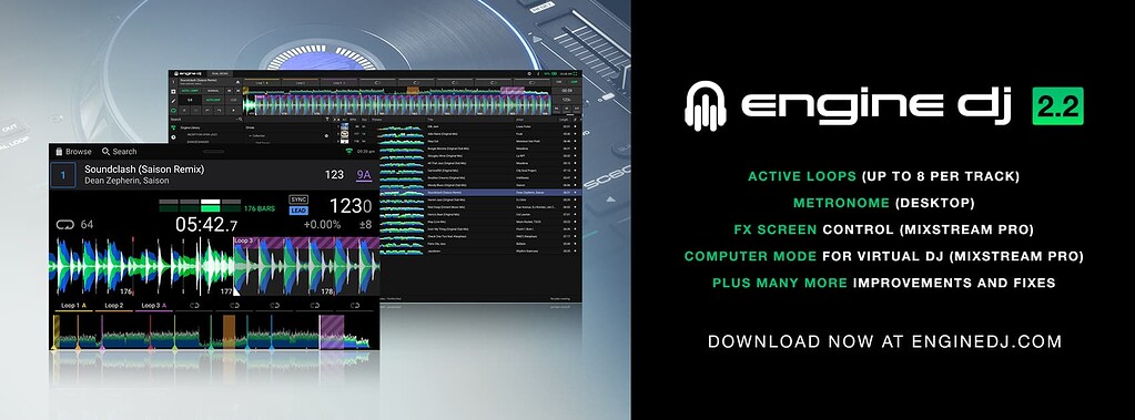 Engine DJ 2.2 IS HERE | Active Loops, New Mixstream Pro features & more ...