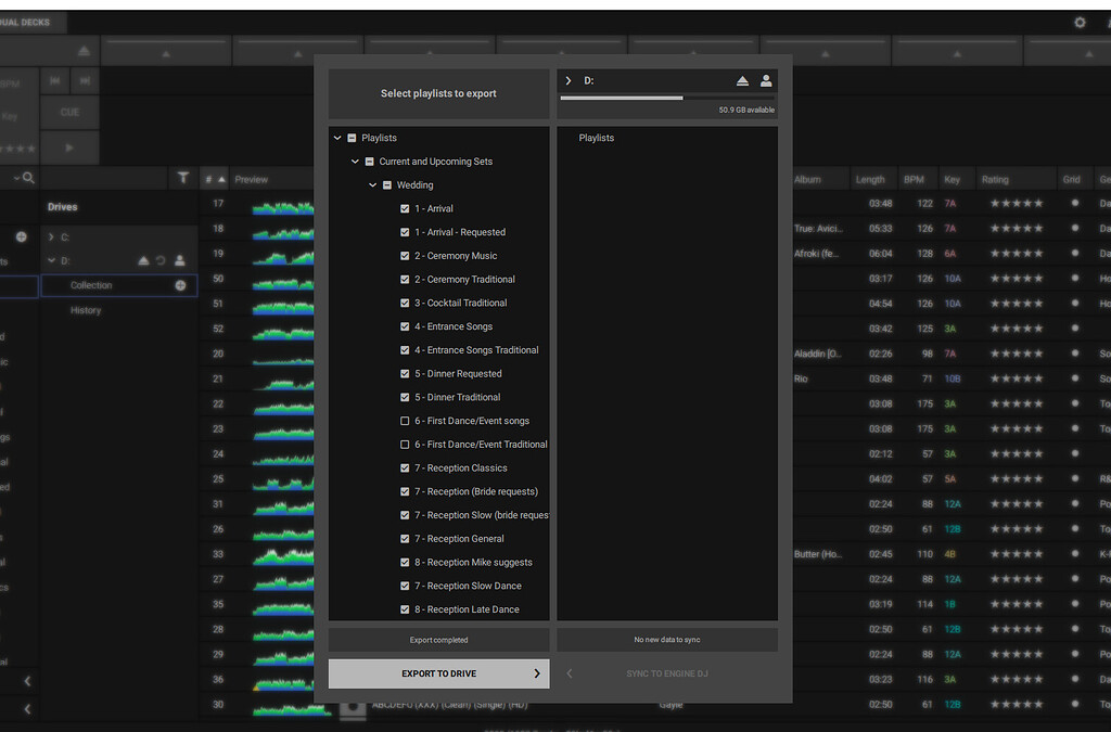 Sync Manager loses all playlist structure and makes one big collection ...
