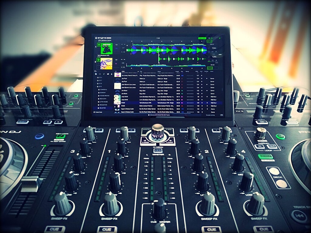 New Screen - Wave & Library layout - Standalone Controllers - Engine DJ ...