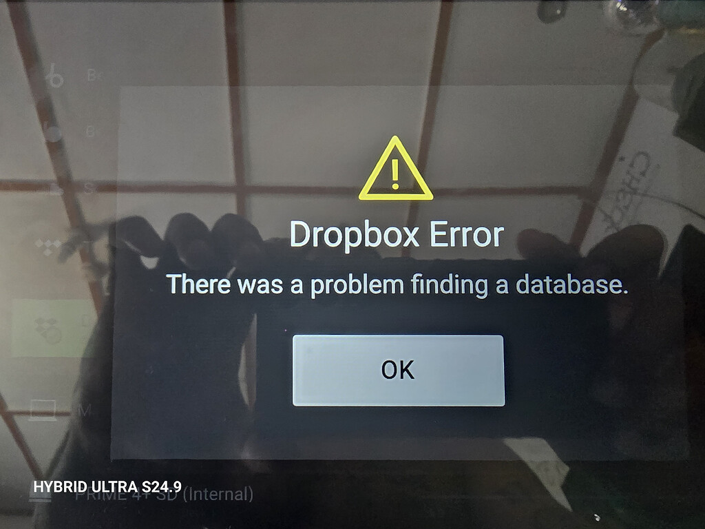 Are users experiencing Dropbox login issues on the Prime 4+? - General ...
