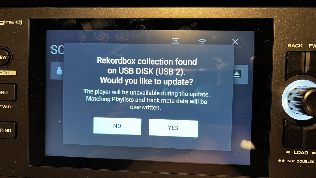Super confused by this rekordbox message on my SC Live 4 - Standalone ...