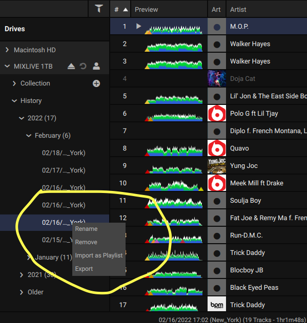 Export Histories to Engine Prime - Engine DJ (Mac & PC) - Engine DJ ...